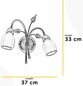 ONLI - Nástěnné svítidlo LILIANA 2xE14/6W/230V