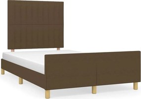Rám postele bez matrací tmavě šedá 120x190 cm textil 3270530