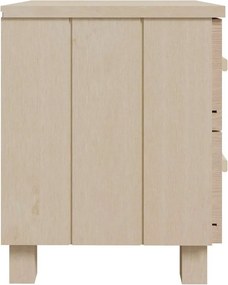 Noční stolky HAMAR 2ks medově hnědé 40x35x44,5 cm masivní dřevo 340408