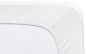 Florella Prostěradlo Avance Jersey Elastan Weiss, 90-100x200-220 cm