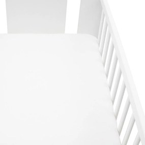 Froté prostěradlo do postýlky New Baby 140x70 cm bílá