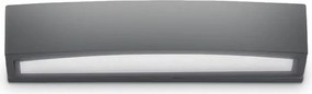 ILUX 092355 Venkovní nástěnné svítidlo Ideal Lux Andromeda AP2 antracite 092355 antracitové 45cm - IDEALLUX