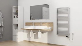 Isan Quadrat Sky Plus 1245 x 600 mm koupelnový radiátor bílý