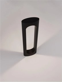 NV 9002841 Venkovní sloupkové svítidlo PORTAL černý hliník a akryl LED 13.5W 3000K 220-240V 296st. IP54 - NOVA LUCE