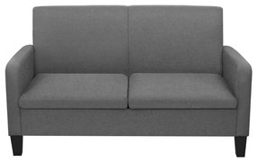 Petromila 2místná sedačka 135 x 65 x 76 cm tmavě šedá