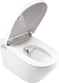 Mereo, Mereo WC s integrovaným elektronickým bidetem, RIMLESS, 592x380x430 cm, keramické, vč. sedátka, MER-VSD110S2