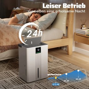 Costway 35 L/Day domácí odvlhčovač Energeticky úsporný odvlhčovač s 3 režimy