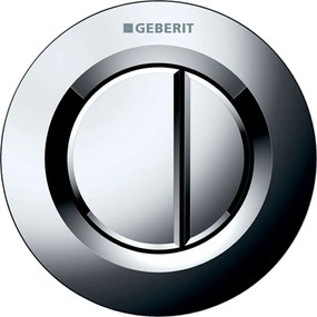 Geberit - Oddálené ovládání typ 01, pneumatické, pro 2 množství splachování, lesklý chrom 116.042.21.1