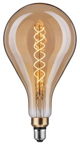 Paulmann 28867 LED Big Drop zlatá žárovka, 7W LED 1800K E27, prům. 16cm, výška 30cm