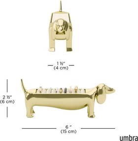 Šperkovnice na prstýnky Dachsie Brass Umbra