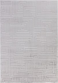 Ayyildiz, Kusový koberec Sahara 1114 Silver, 280x370, šedá, obývací pokoj
