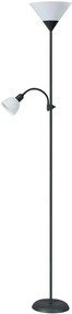 Rabalux Stojací lampa Action 2xE27/230V/178cm, černá