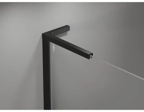 Mexen, Mexen Mist L Duo výklopný sprchový kout 105 x 90 cm, černý rám - 8A4L-105L-090P-70-70