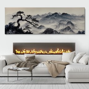 Obraz na plátně - Vzpomínky na Japonské toulky FeelHappy.cz Velikost obrazu: 300 x 100 cm
