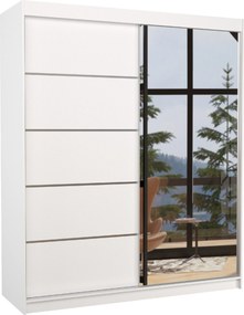 ADRK Furniture Posuvná skříň s zrcadlem CARO 180 ADRK-SW-CAR-W-180