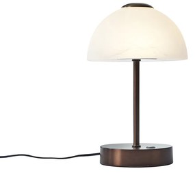Designová stolní lampa tmavě bronzová vč. LED stmívatelná - Joya