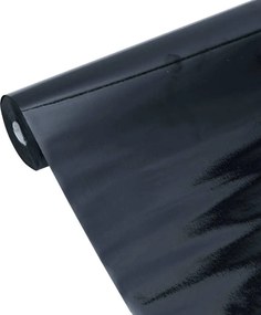 vidaXL Okenní fólie statická matná černá 60 x 2 000 cm PVC [155834]