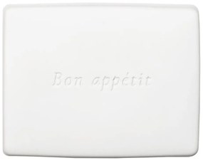 räder Porcelánová máslenka Bon Appétit, bílá barva, porcelán