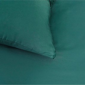 Saténové povlečení LUXURY COLLECTION tmavě zelené - 1x 140/220, 1x 70/90cm