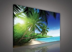 Postershop Obraz na plátně: Ráj na pláži - 75x100 cm
