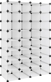 Botník průhledný 93 x 36,5 x 140 cm PP 340559