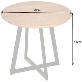 Designový odkládací stolek Hansa 50 cm dub