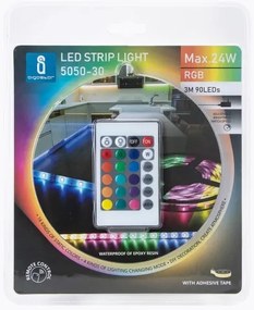 Aigostar - LED RGB Stmívatelný pásek 3m LED/24W/12/230V IP65 + DO