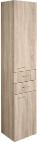 Aqualine Aqualine, ZOJA/KERAMIA FRESH skříňka vysoká 35x184x29cm, dub platin, 51222
