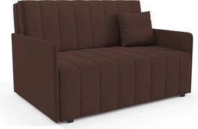 Eka Pohovka NERO III, 140 cm Barva látky: Hnědá (Kronos 06)
