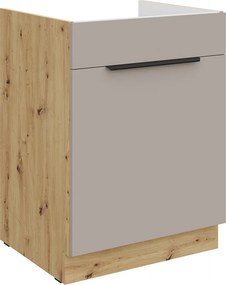 ARIA li | dolní skříňka 60 ZL 1S dřezová | 60 cm | PREMIUM BOX | artisan/béžová
