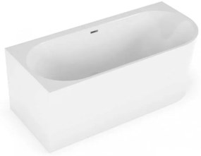 Polimat Sola 160x75 volně stojící akrylátová vana, bílá Délka vany: 160cm, Orientace: Levá