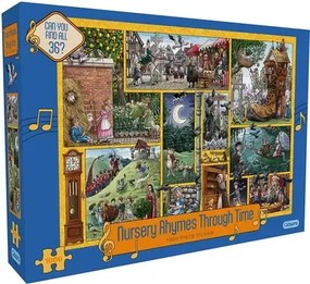 GIBSONS Puzzle Říkanky napříč časem / 1000 dílků
