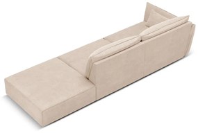 Béžová lenoška (levý roh) Vanda – Mazzini Sofas