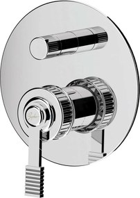 Sapho Versi - Baterie pod omítku, pro 2 spotřebiče, s tělesem, chrom RV042
