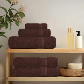 Ručníky FROGN 10 ks hnědé 50x100 cm 360 g/m² 136760