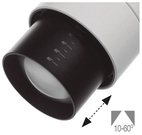 Indeluz 803B-L4125B6F-01 stropní bodové LED svítidlo pro lištový systém Enigma, bílé, 25W, 2700/3000/4000K, 15,60°, ø8cm