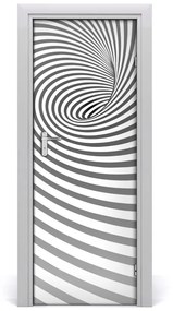 Samolepící fototapeta na dveře Spirála v pásky 85x205 cm