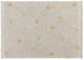 Lorena Canals bavlněný koberec žluté puntíky - Re-Edition