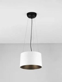 LED bílo-černé designové svítidlo Atil