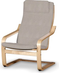 Sedák na křeslo IKEA Poäng II barva béžová látka pletený vzor