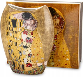 Moderní keramická flakonová váza Gustav Klimt je elegantní jako dárek