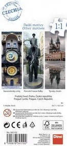 DINO Panoramatické puzzle Pražský hrad / 75 dílků / Turistická edice Č