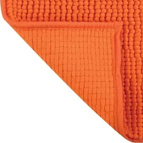 MSV Koupelnová předložka CHENILLE oranžová / Mikrovlákno / Protiskluzo