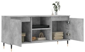 TV skříňka betonově šedá 104 x 35 x 50 cm kompozitní dřevo - Default Title