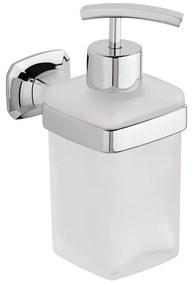 METAFORM METAFORM, AIDA dávkovač mýdla 270 ml, mléčné sklo, chrom, AI019