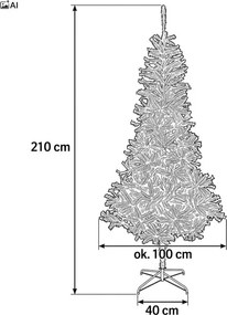 Vánoční stromek ISABEL 220 cm