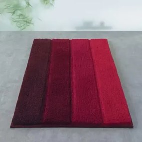 Spirella FOUR koupelnová předložka 60 x 90 cm červená / polyester / pr