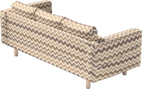 Potah na pohovku IKEA Norsborg 3-místná barva béžová látka pletený vzor, vzorované