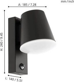 EG 97451 Venkovní nástěnné svítidlo CALDIERO 97451 - EGLO