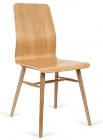 Paged meble home Jídelní dřevěná židle X-chair GALERIE - Moření Paged Home mořený dub